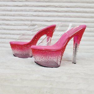 Pleaser | Shoes | Crystalize Crystal Ombre Platform Heels | Poshmark